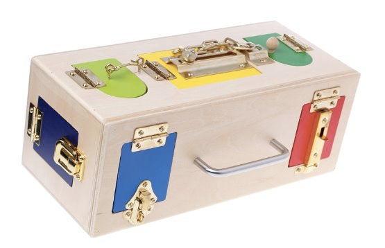Ultimate 9 Latch and Lock Wooden Box - Best Toy Store!