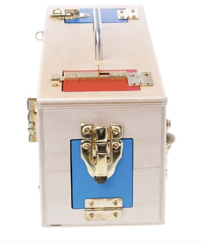 Ultimate 9 Latch and Lock Wooden Box - Best Toy Store!